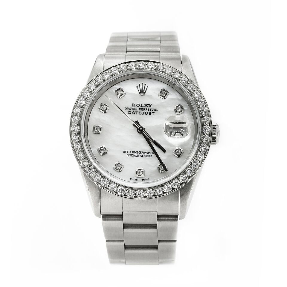Pre-Owned Rolex 'Lady-DateJust' 28 Diamond & Stainless Steel – Royal ...